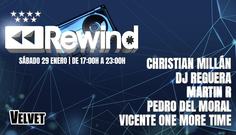 Entradas para Rewind Madrid 29/01 17:00h Christian Millán