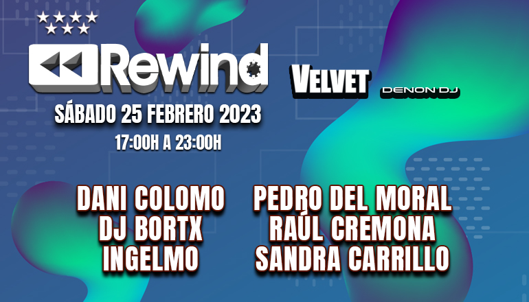 Entradas para Rewind Madrid 25/02/23 17:00 Dani Colomo